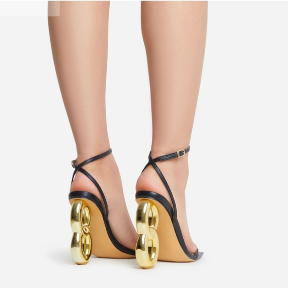 EGO | Shoes | Nwt Ego Vegan Leather Strappy Heelsandal | Poshmark